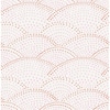 A-Street Prints Bennett Pink Dotted Scallop Pink Paper Strippable Roll ...