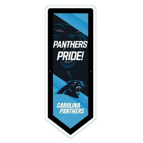 Evergreen Carolina Panthers Pennant 9 in. x 23 in. Plug-in LED Lighted ...
