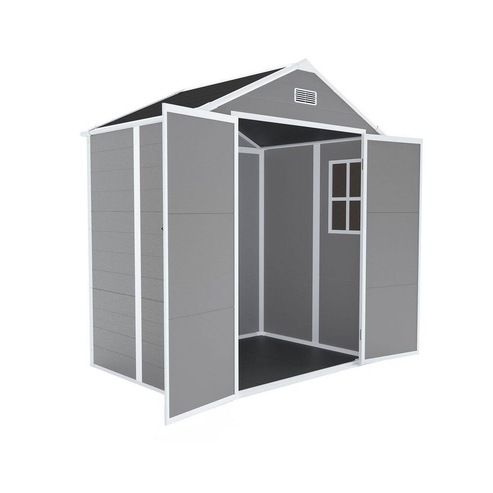 Premium 6 ft. x 5 ft. Resin Outdoor Storage Shed-Waterproof, UV-Proof ... Premium 6 ft. x 5 ft. Resin Outdoor Storage Shed-Waterproof, UV-Proof ...