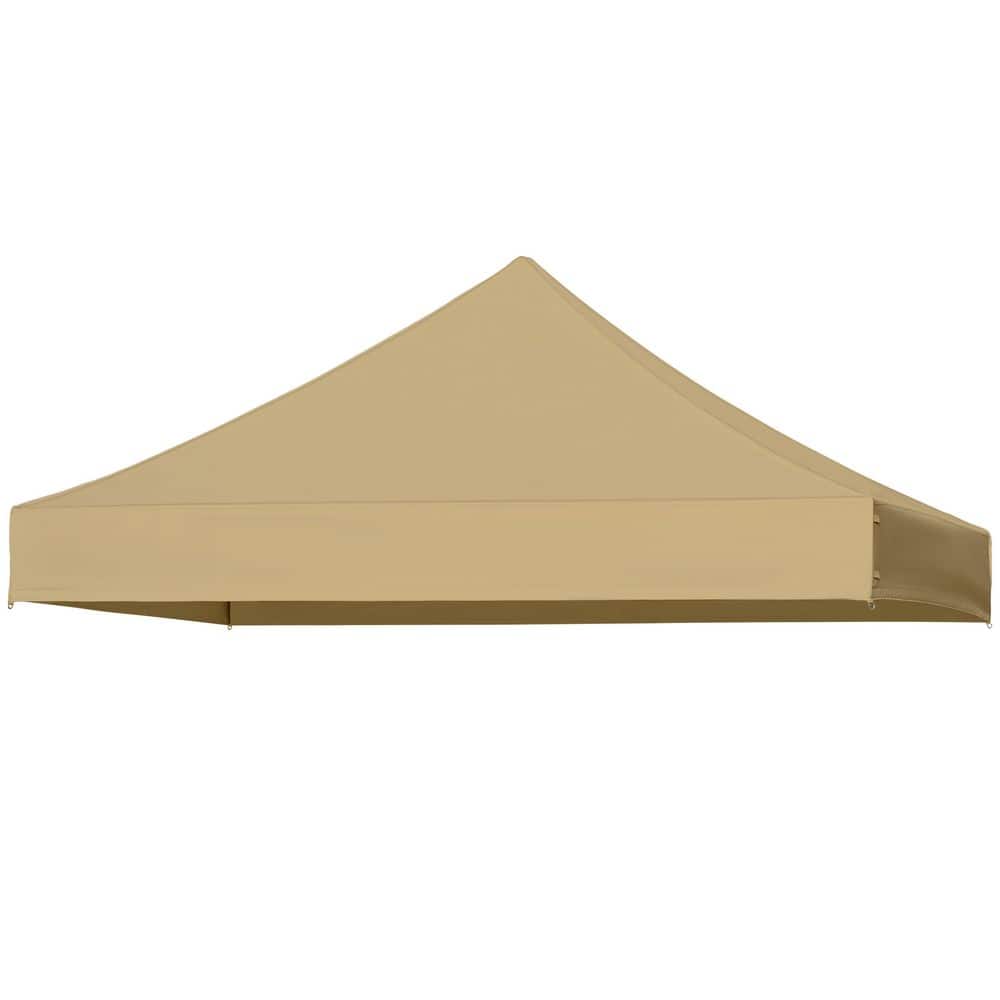 CoastShade 10 ft. x 10 ft. Khaki Pop Up Canopy Replacement Canopy Tent ...