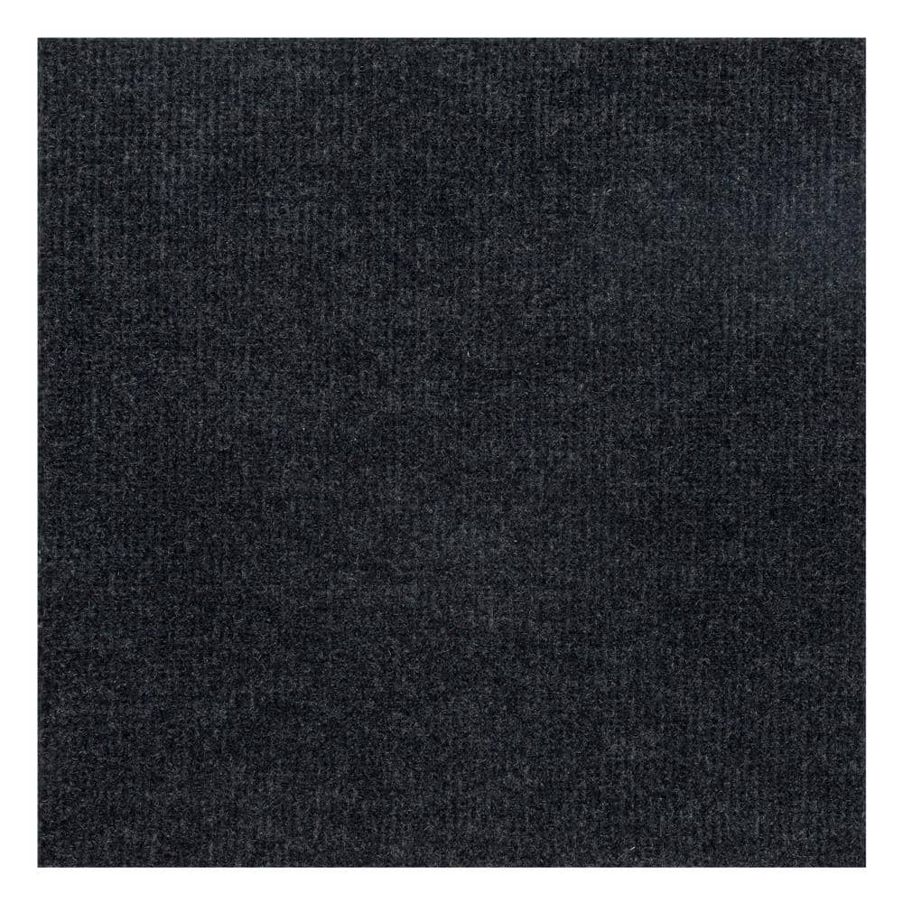 Mohawk Home Single Rib Polyester Blue Residential 12 in. x 12 in. Peel ...