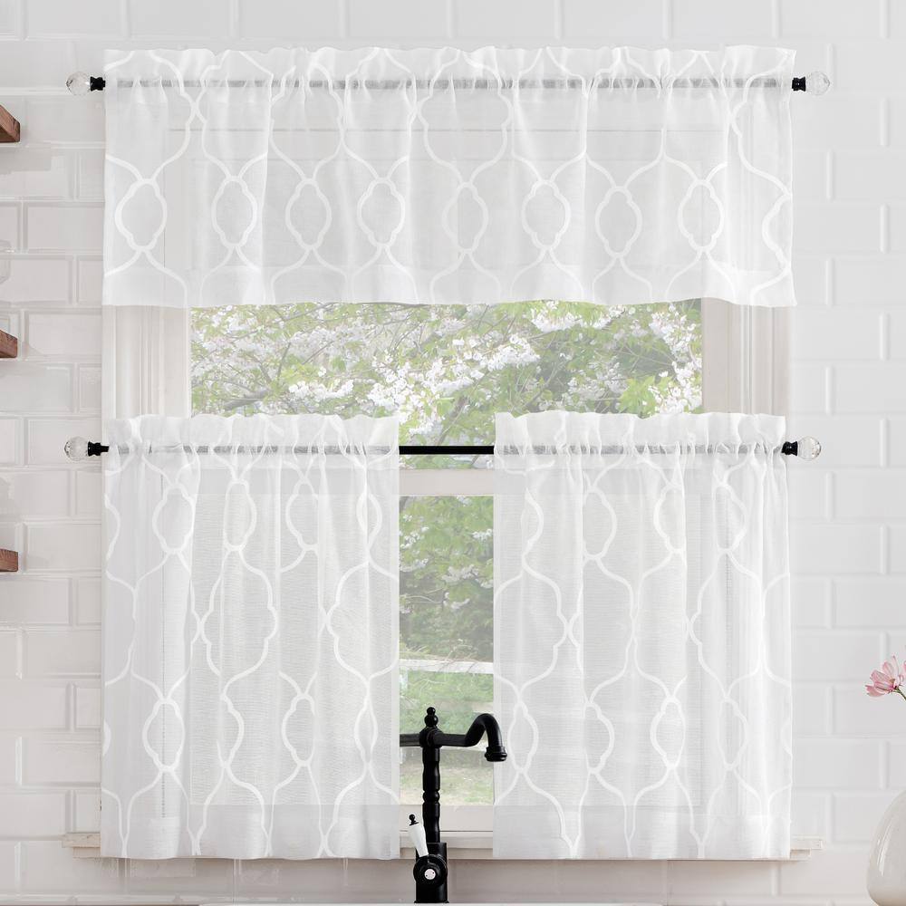 No. 918 Allerton Embroidered 52 in. W x 36 in. L Light Filtering Rod ...