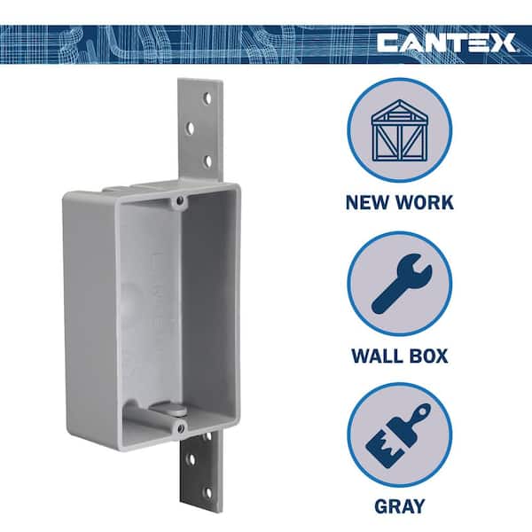 New Work Shallow Electrical Box