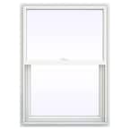 ASSURA 37 in. x 26 in. Series 2500 White Single Hung Aluminum Impact ...