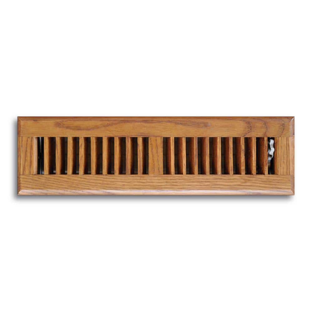 T.A. Industries 2 in. x 12 in. Oak Floor Diffuser H168ODF02X12 - The ...