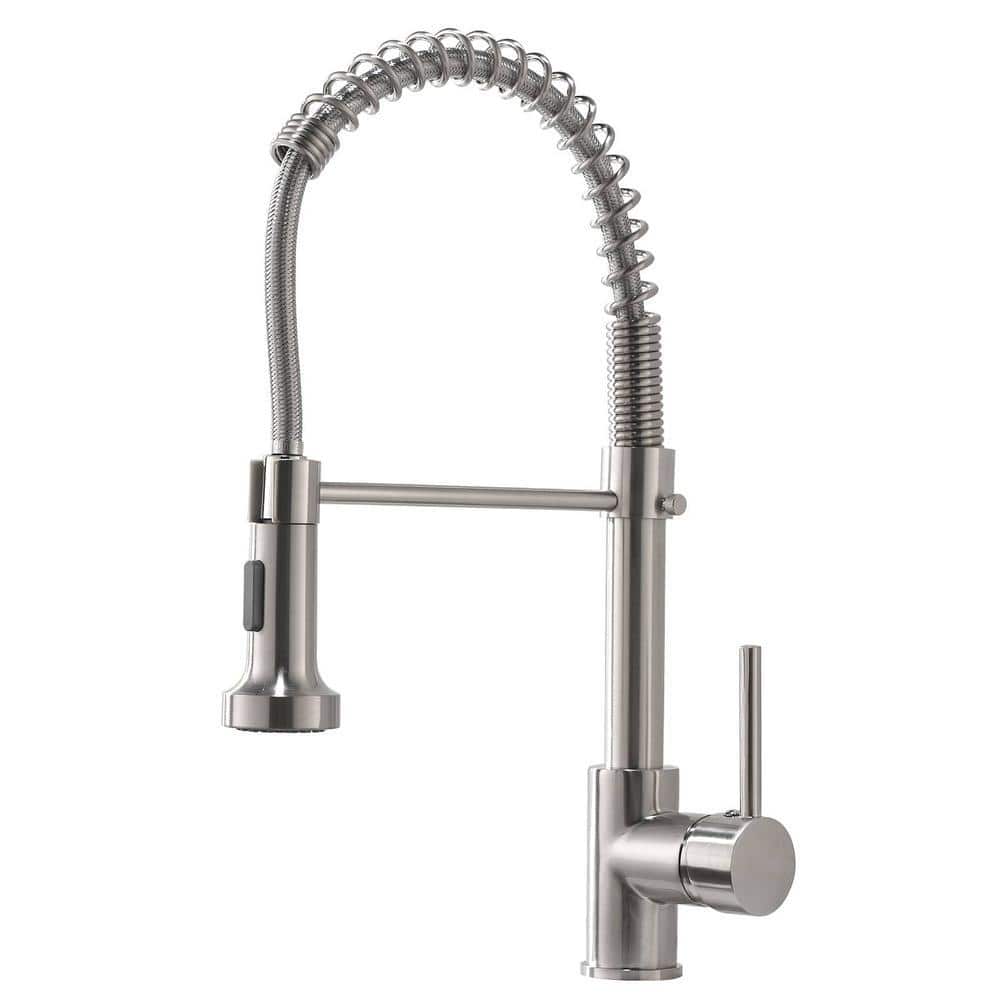 AIMADI Single Handle Pull Down Sprayer Kitchen Faucet with Advanced ...