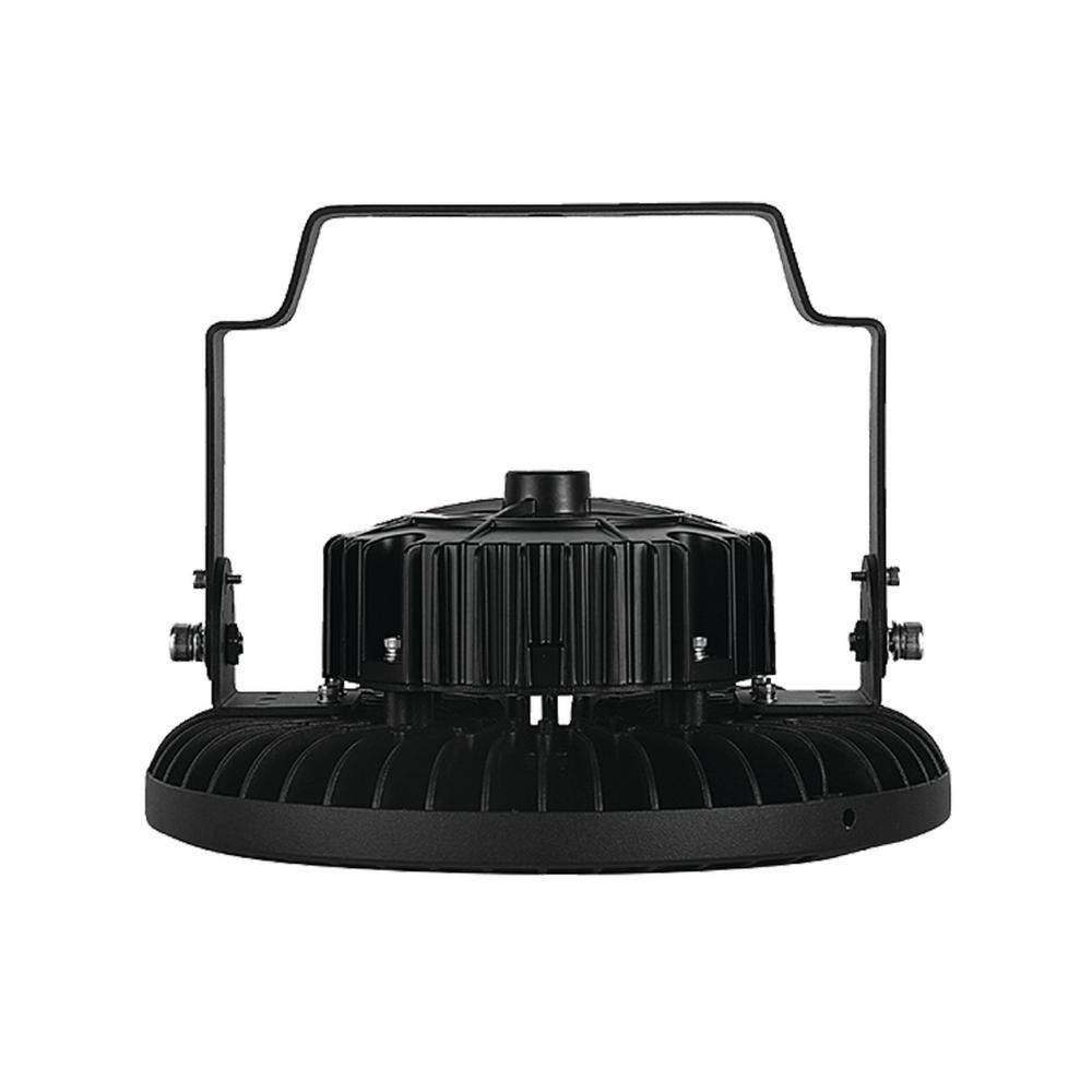 TotalLEDS 11 in. 400-Watt Equivalent Integrated LED Black High Bay ...