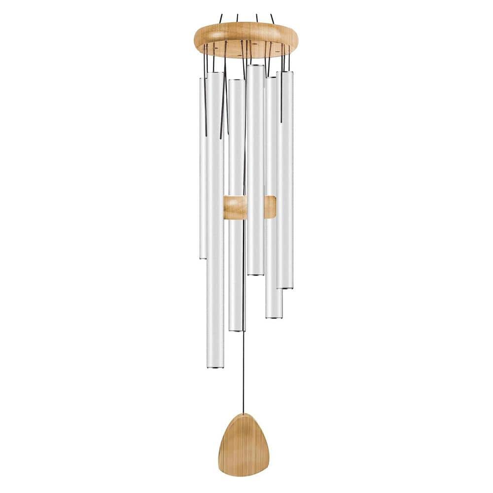 ITOPFOX 37 in. Large Aluminium Wind Chimes to Create a Zen Atmosphere ...