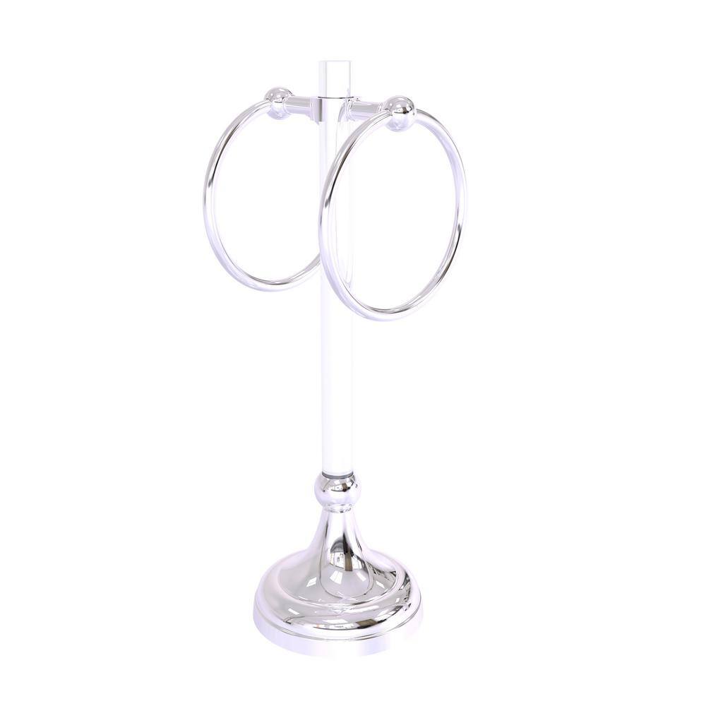 Allied Brass Pacific Grove Collection Freestanding 2-Ring Vanity Top ...