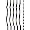 VEVOR 32.25 in. x 1 in. Deck Balusters Staircase Baluster Aluminum ...