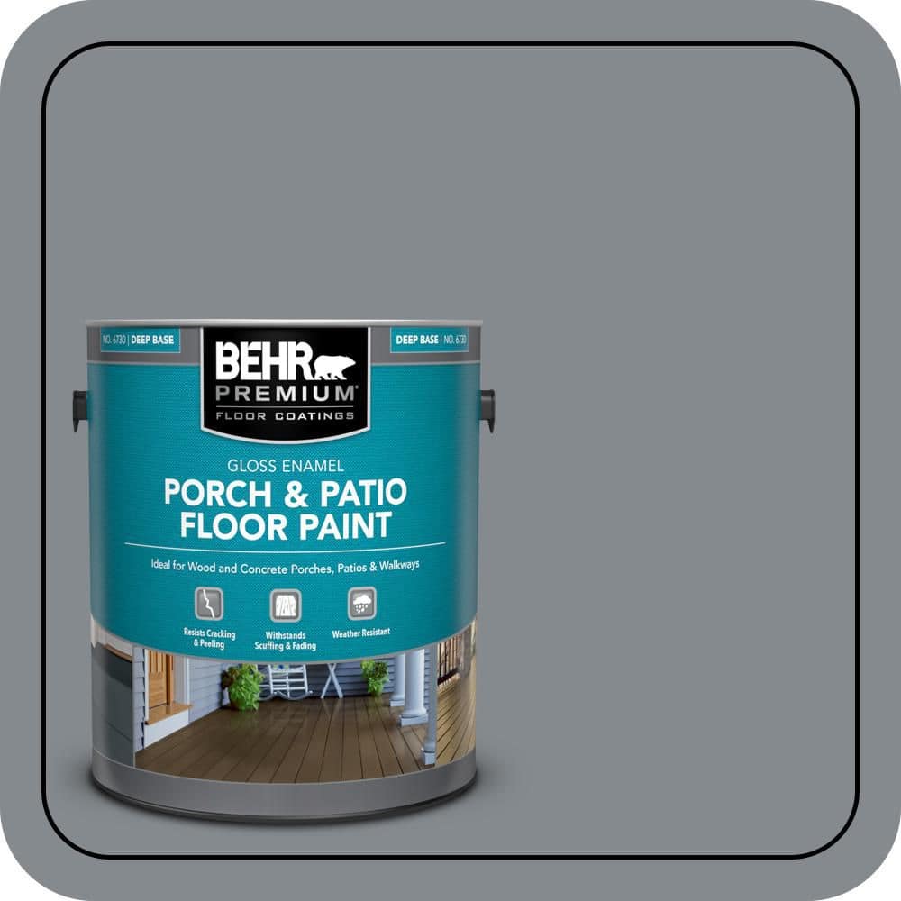 BEHR PREMIUM 1 gal. #PPU26-21 Overcast Gloss Enamel Interior/Exterior ...