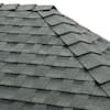 GAF TimberCrest 10 in. W Slate Bullnose Hip and Ridge Cap Shingles (20 ...