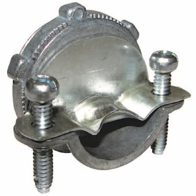 Halex 3/8 in. Non-Metallic (NM) Twin-Screw Cable Clamp Connectors (5 ...