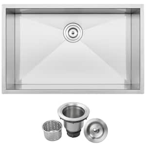 Ticor Pacific Zero Radius Undermount 16-Gauge Stainless Steel 36 in ...