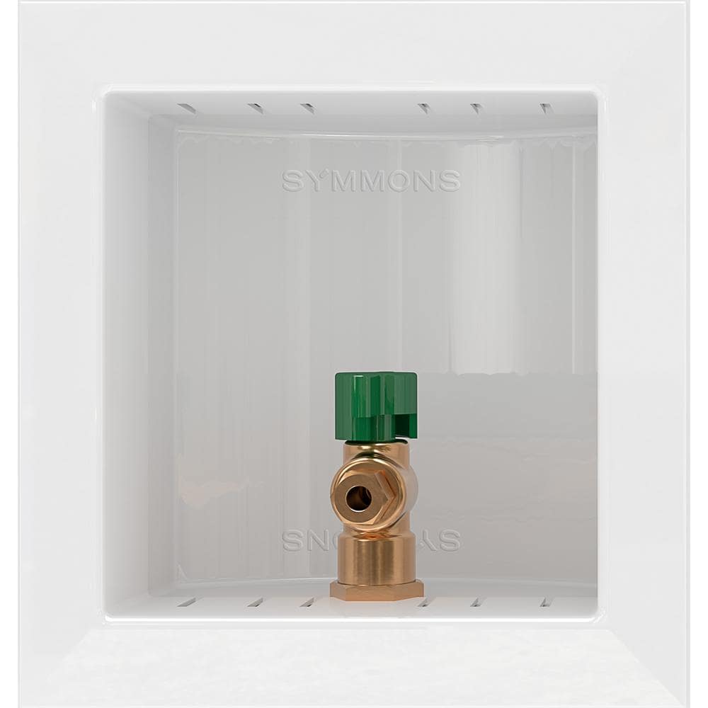 Symmons IceMate 1/2 in. Supply Box and Ice Maker Valve with PEX Crimp ...