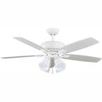 Hampton Bay Devron 52 in. LED Indoor Oil-Rubbed Bronze Ceiling Fan with ...