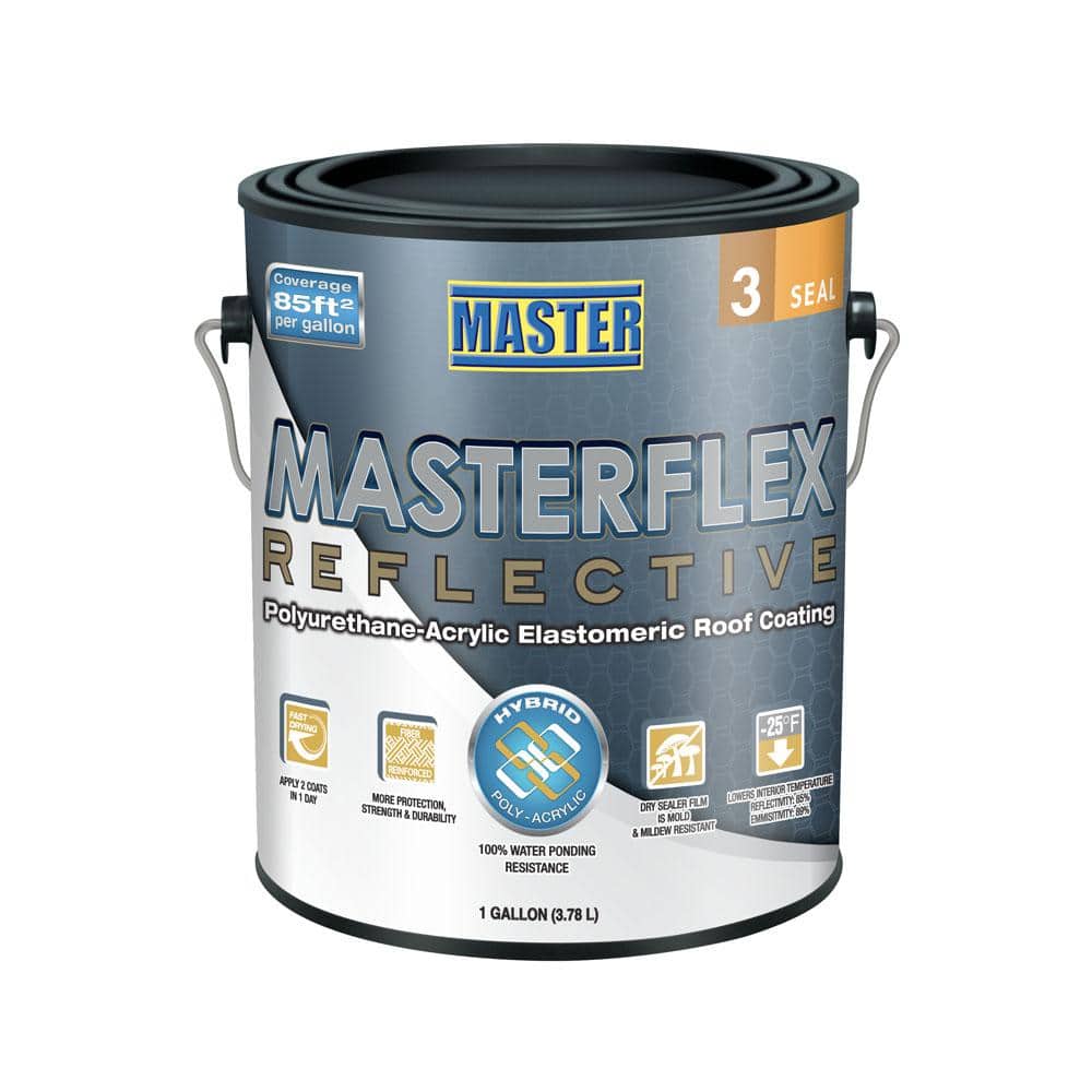 Reviews for Master Products 1 Gal. Masterflex Reflective Roof Coating ...