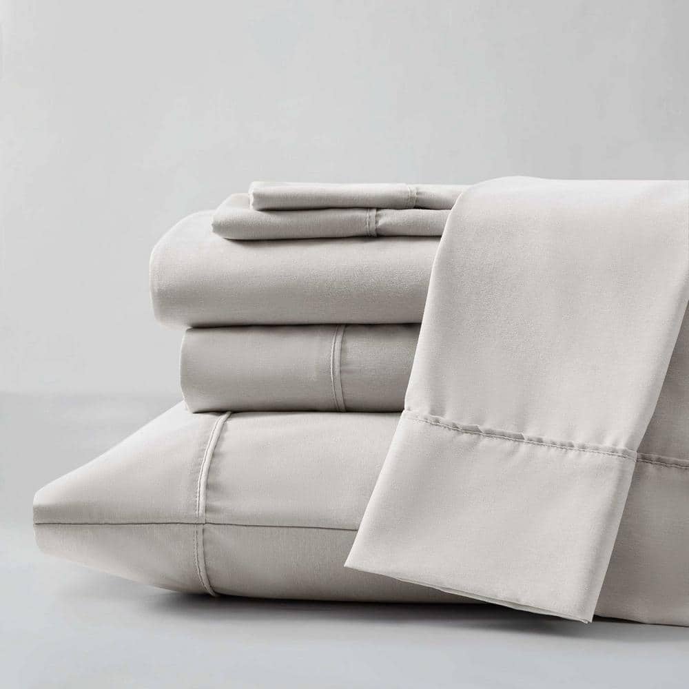 KENNETH COLE NEW YORK KCNY Solid Cationic Brushed Grey 4-Piece ...