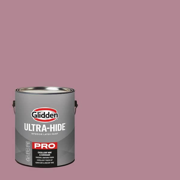 Glidden Ultra-Hide 1 gal. PPG1045-5 Keepsake Rose Ultra Flat Interior ...