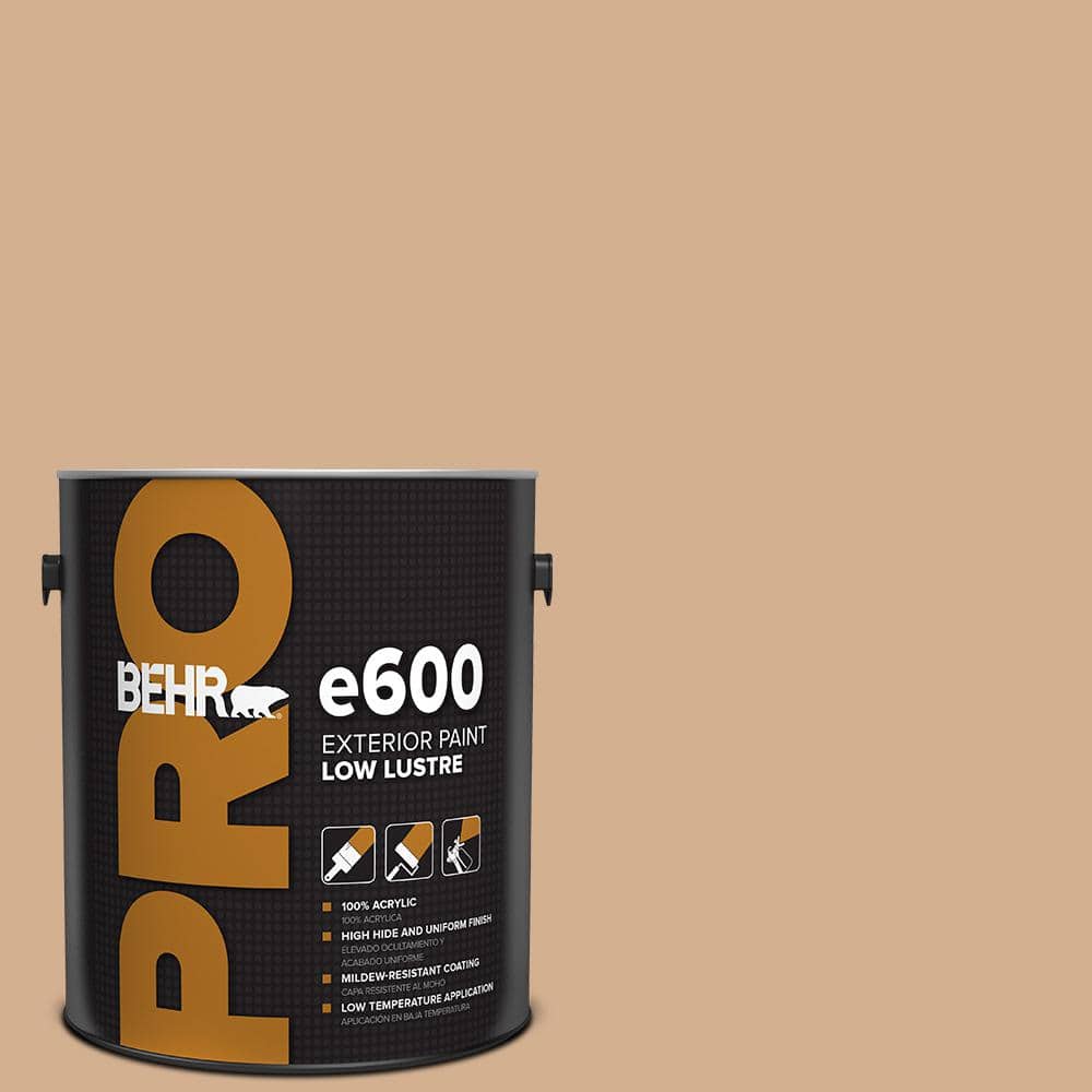 BEHR PRO 1 gal. #MQ2-04 Butterscotch Amber Low Luster Exterior Paint ...