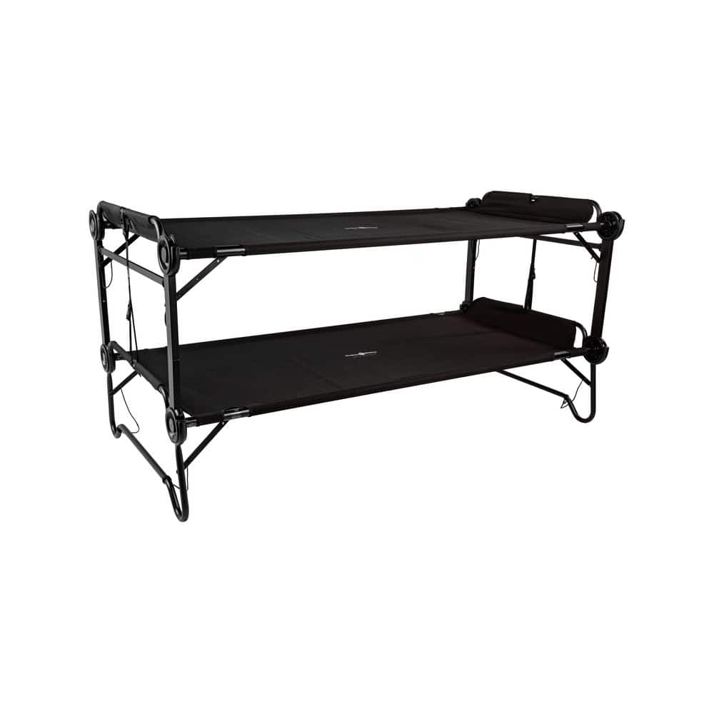 Disc-O-Bed 2XL Portable Bunkable Black Cot System 31507B - The Home Depot
