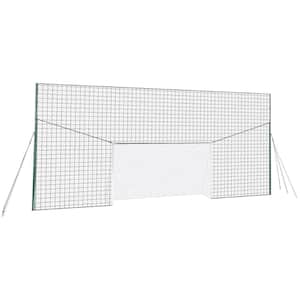 OPEN GOAAAL Soccer Practice Net Rebounder Backstop with Goal, Junior JX ...