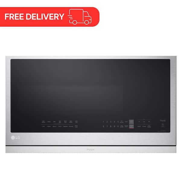 Samsung 2.1 cu. ft. 1000 W Stainless Steel Over-the-Range Smart ...