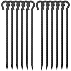 NVNOO 1/2 in. x 24 in. Heavy Duty Landscape Rebar Timber Spikes with ...