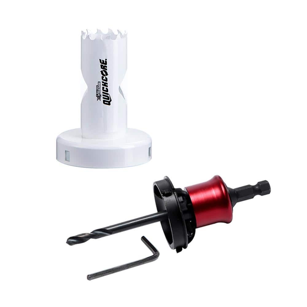 BLU-MOL Disston QuickCore 1 in. Hole Saw with Arbor (2-Piece) E0100252 ...