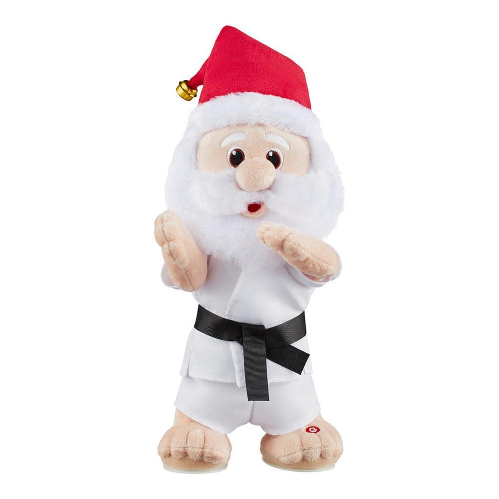 Home Accents Holiday 13.5 in Animated Karate Santa 22GM13816 - The Home ...