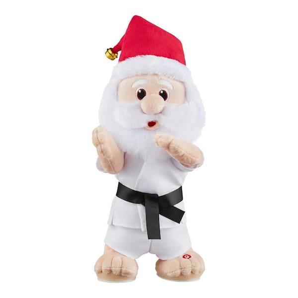 Home Accents Holiday 13.5 in Animated Karate Santa 22GM13816 - The Home ...