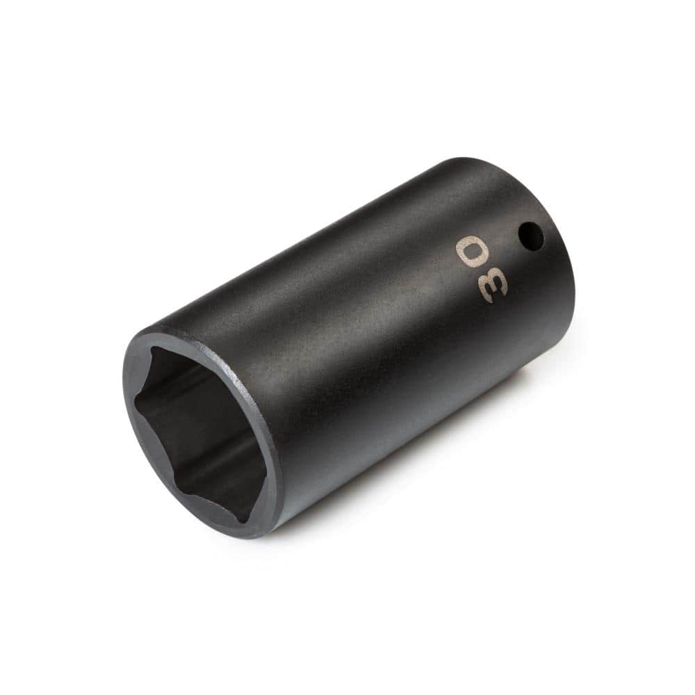 TEKTON 1/2 in. Drive x 30 mm Deep 6-Point Impact Socket SID23130 - The ...