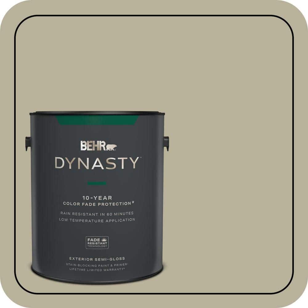 BEHR DYNASTY 1 gal. #N340-3 Bonsai Pot Semi-Gloss Enamel Exterior Stain ...