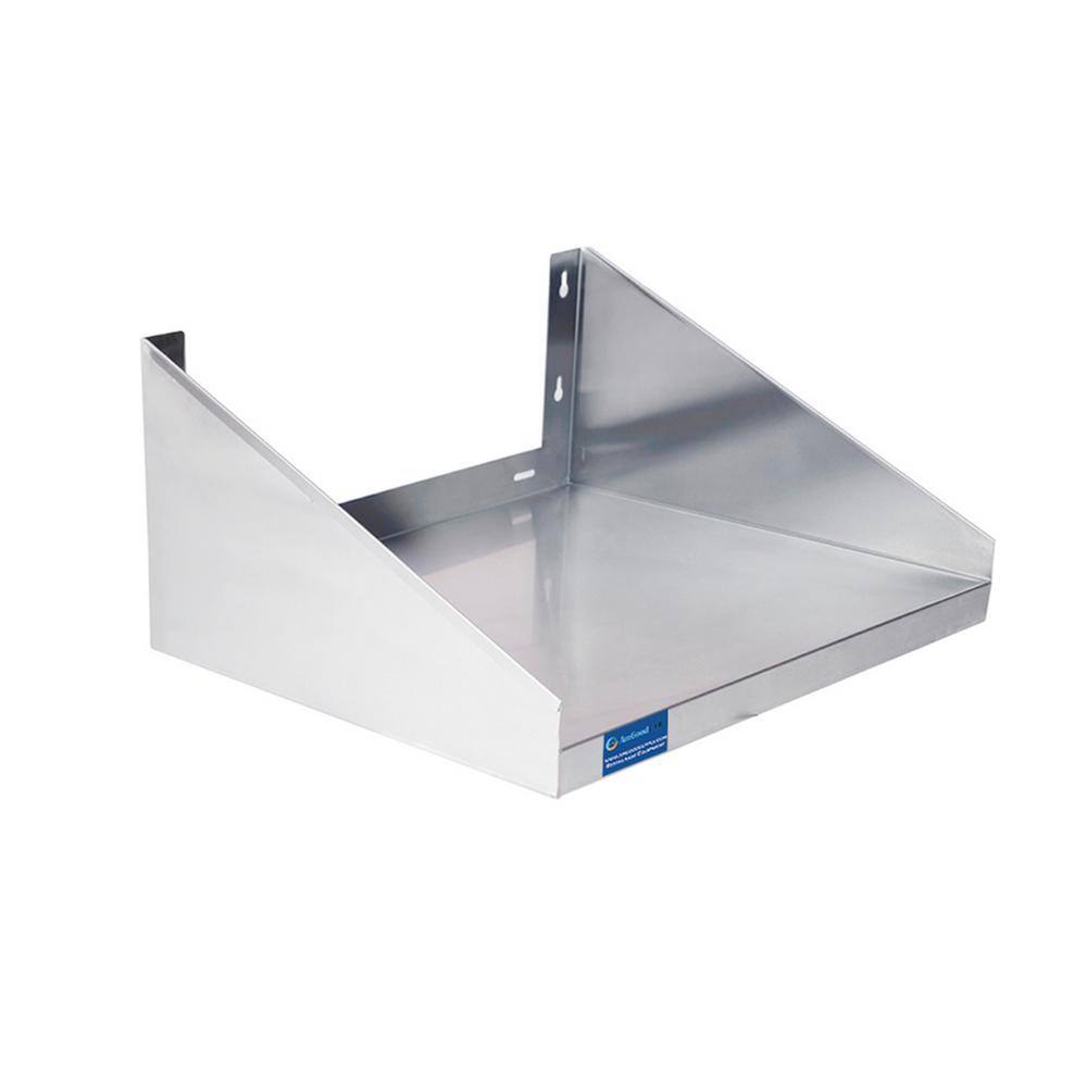 AMGOOD 18 in. W x 24 in. D Stainless Steel Microwave Shelf, Kitchen ...