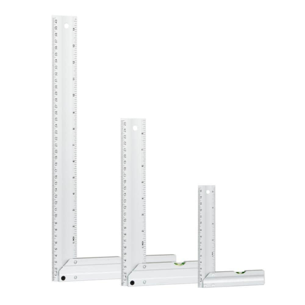 ‎POWERTEC L-Shaped Square Set with Levels 5 in./ 8 in./ 14 in. L ...