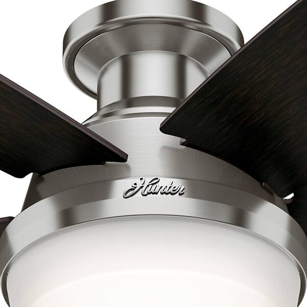 Salido 60 In Led Indoor Brushed Nickel Ceiling Fan With Light And ...