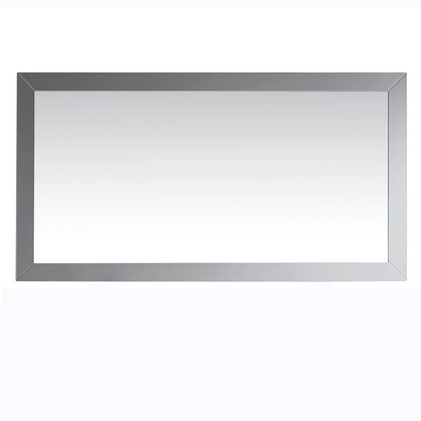 Tahanbath 60 in. W x 32 in. H Framed Rectangle Bathroom Vanity Mirror ...