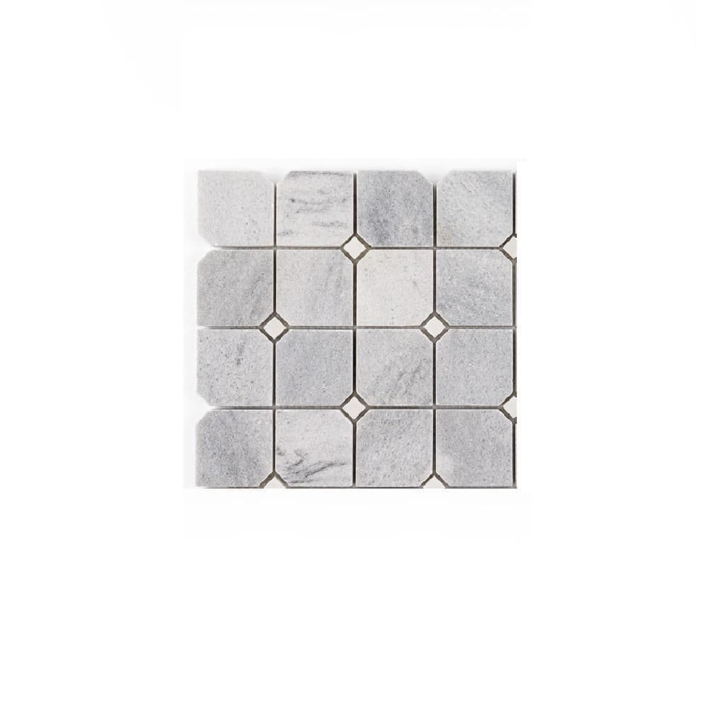 Jeffrey Court Take Home Tile Sample - Fortune Grey 4 in. x 4 in ...