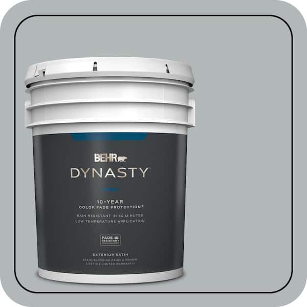 BEHR DYNASTY 5 gal. #N450-3 Meteor Shower Satin Enamel Exterior Stain ...