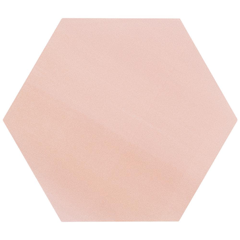 Ivy Hill Tile Eclipse Blush 7.79 in. x 8.98 in. Matte Porcelain Floor ...
