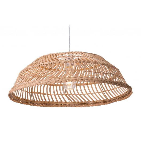 HomeRoots Julia 8.7 in. Natural Indoor Ceiling Lamp 2000391899 - The ...