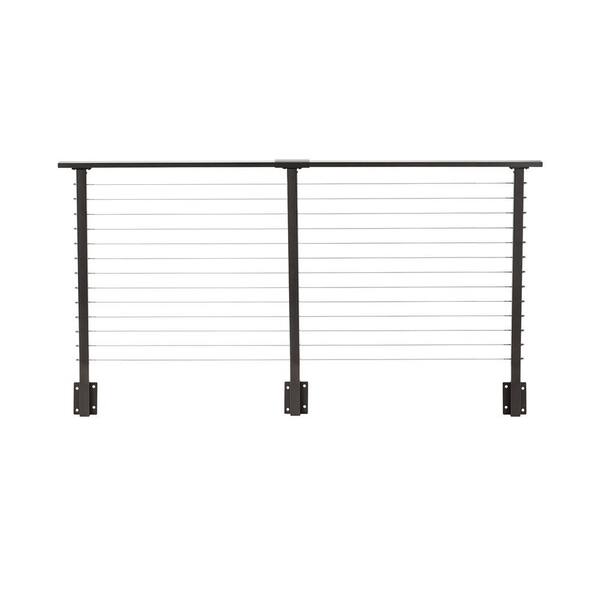 Reviews for CityPost 10 ft. Deck Cable Railing, 42 in. Face Mount in ...