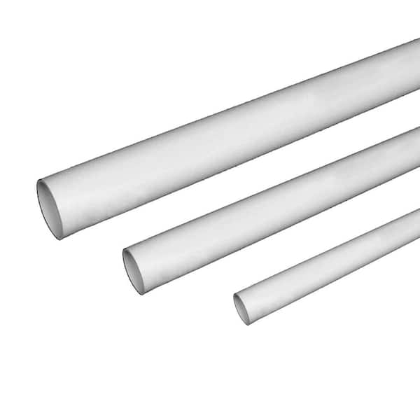 IPEX 1 in. x 10 ft. White PVC Class 200, SDR 21 Pressure Pipe 200 psi ...