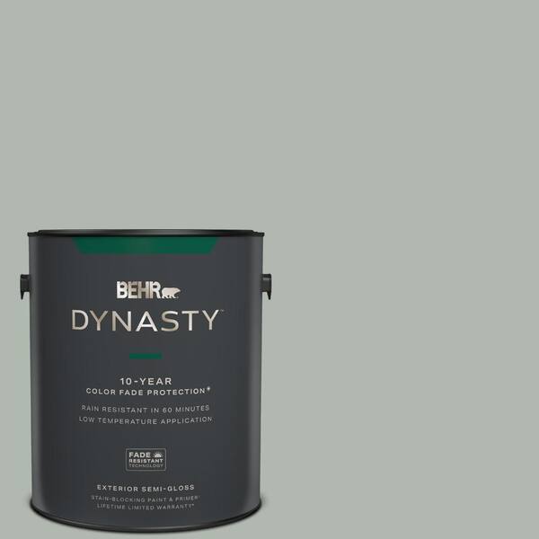 BEHR DYNASTY 1 gal. #PPU12-14 Verdigris Semi-Gloss Enamel Exterior ...