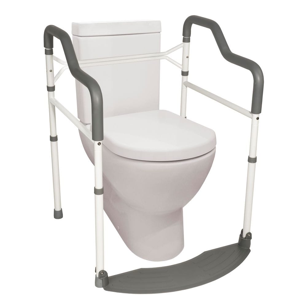 Stander Wonder Toilet Safety Rails, 26 in. x 26 in., Adjustable Fit for ...