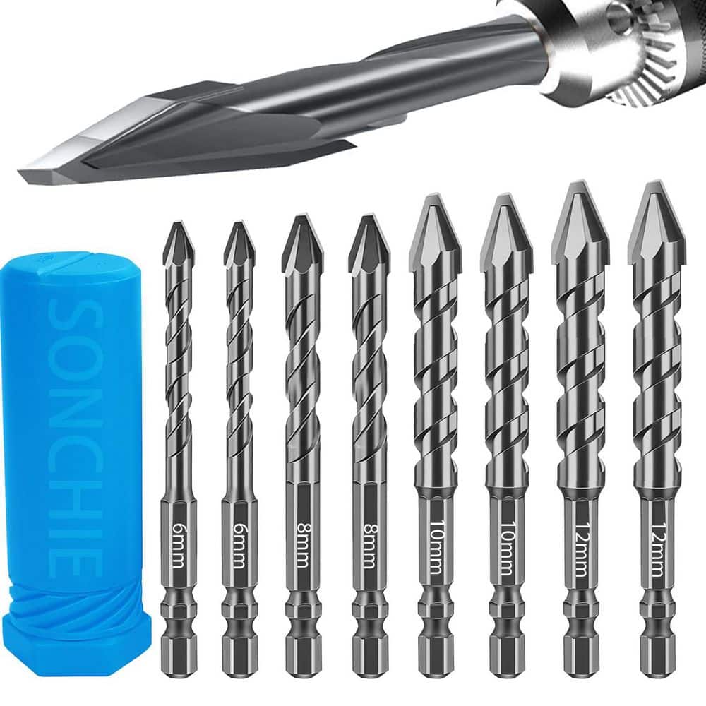 MYWISH High Carbon Steel Brad Pilot Point Set (8-Piece) SF-BPB0025 ...