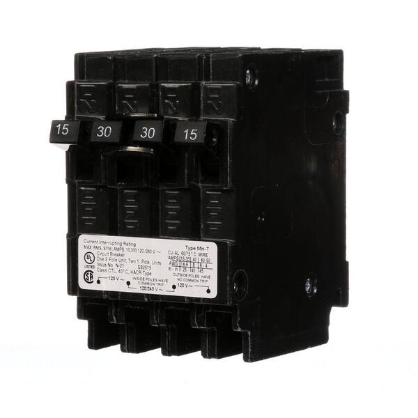 Reviews for Murray Triplex Two Outer 15 Amp Single-Pole and One Inner ...