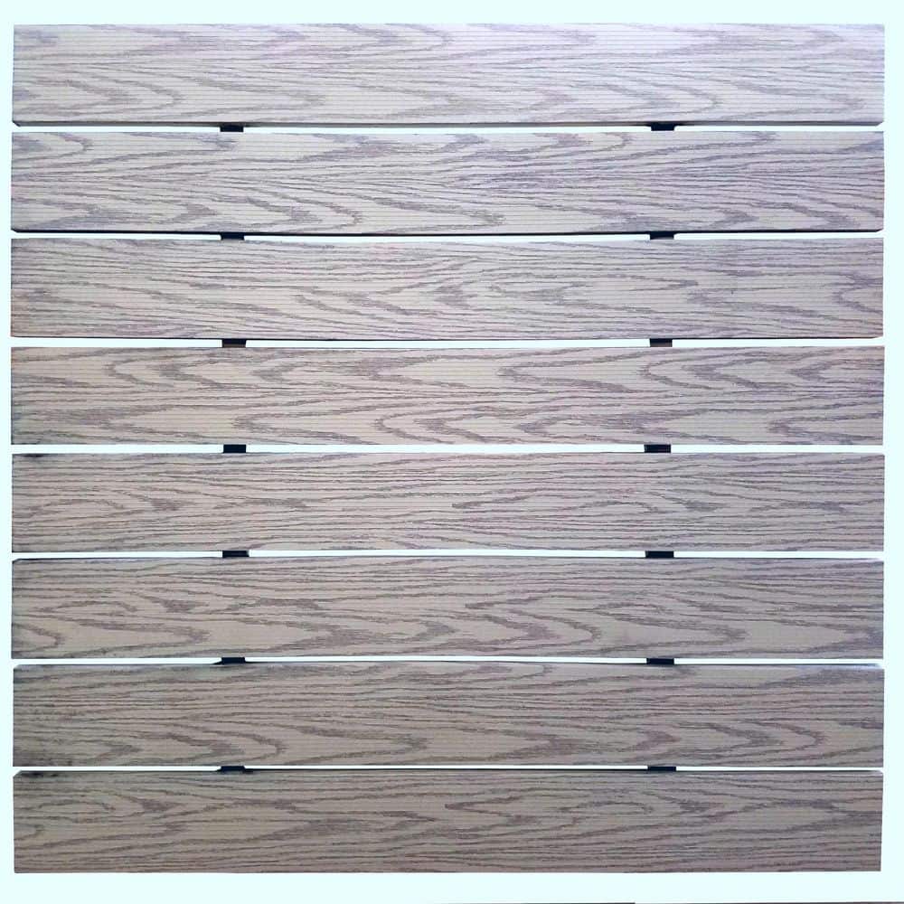 Dock-Top Gray Aluminum Decking Panel 30004 - The Home Depot