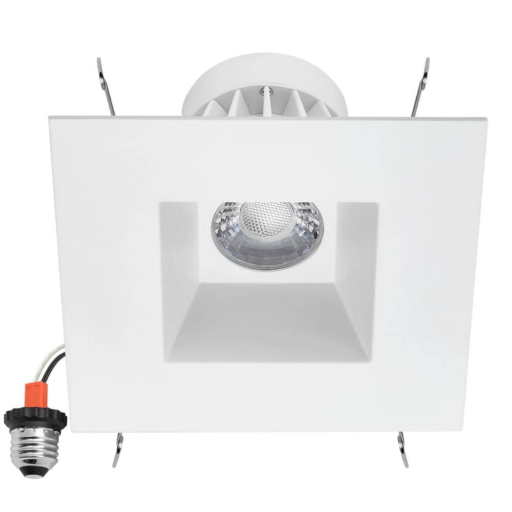Maxxima 5 in. and 6 in. Retrofit Square Recessed Anti-Glare LED ...