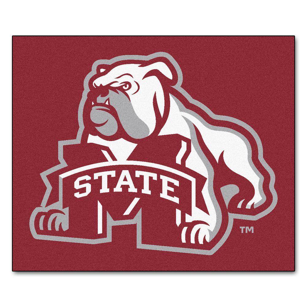 FANMATS Mississippi State University 5 ft. x 6 ft. Tailgater Rug 2097 ...